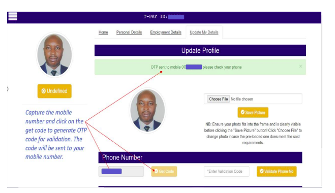 HOW TO UPDATE YOUR TSC TPAY PROFILE STEP BY STEP